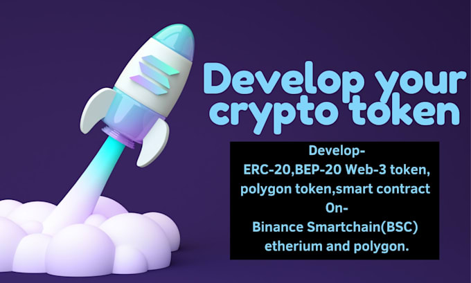 Create custom erc20, bep20, polygon token and smart contract, by Mdridwan828 | Fiverr