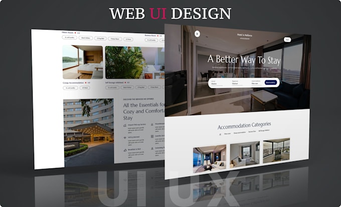 Design a eye catching website landing pages with a focus on ui ux using figma by Uiuxdesignbd ...