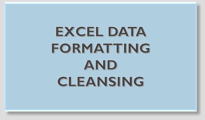 Clean excel spreadsheet, excel data cleaning, data cleansing by Lokesh ...