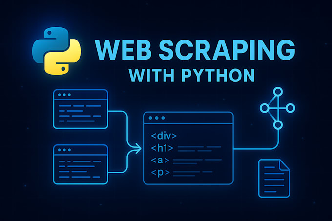 Provide professional web scraping services using python by Benthepythondev | Fiverr