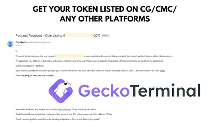 Fast track token listing on coin market cap, coin gecko and other major ...