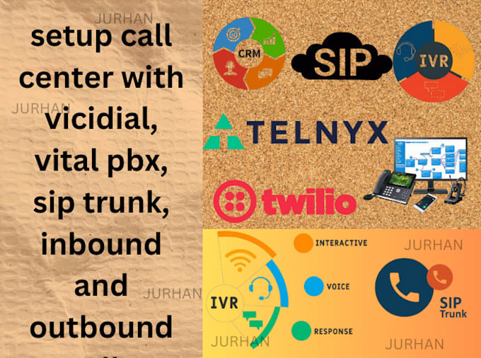 Setup call center with vicidial, vital pbx, sip trunk, inbound nd ...