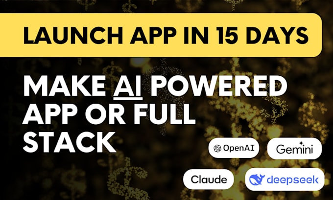 Create custom ai web apps using deepseek chatgpt, gemini, claude or custom llm by Realsarveshkr ...