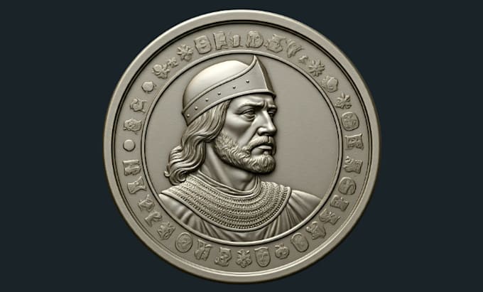 3d coin model 3d coin design 3d sculpting 3d bas relief 3d printing ...