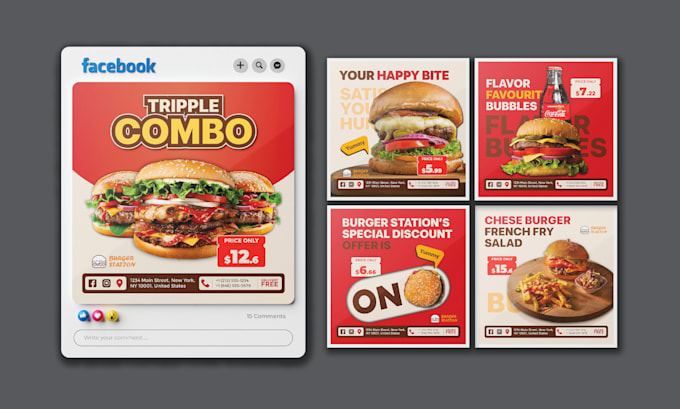 Design creative facebook ads, instagram post, and canva templates by ...