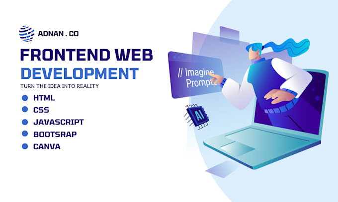 Be Your Front End Web Developer Using Html Css Javascript By