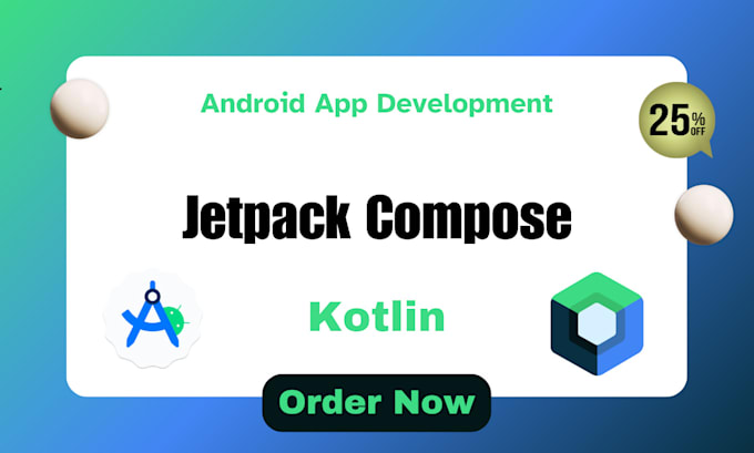 Develop custom android app using jetpack compose by Devhub_ | Fiverr