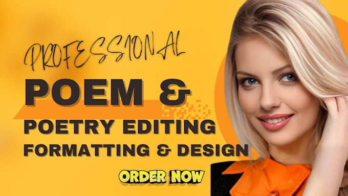 Edit, format poetry book, poem, fiction, nonfiction novel, memoir ...