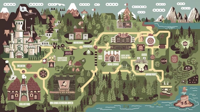 Design vector maps, event maps, fantasy festival maps by Jeoffradley ...