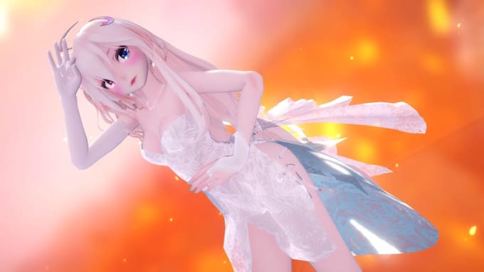 Convert fix and perfect your koikatsu model for mmd weight paint sfm model by Dev_olah | Fiverr