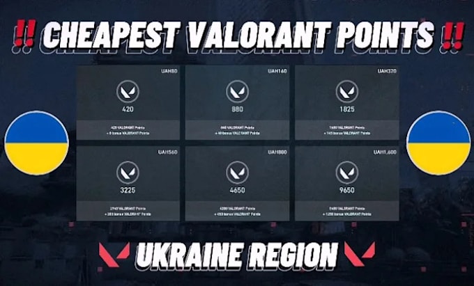 Create you a turkish,ukraine region valorant account and free 115vp by ...