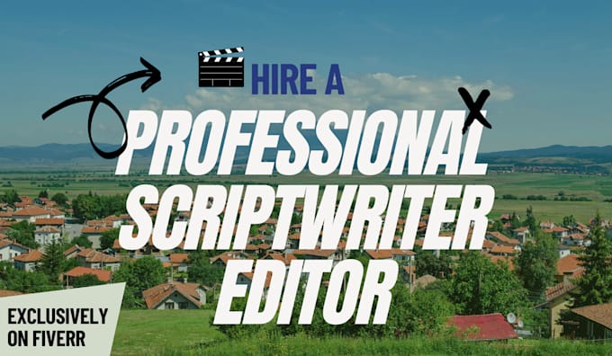 Edit and improve your movie script, stageplay, tv shows by Chloe ...