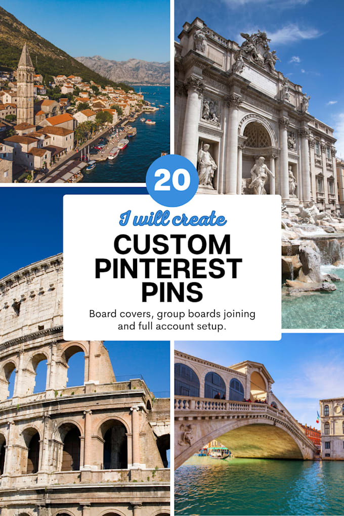 Create custom pins for your pinterest account by Shanzakh786 | Fiverr
