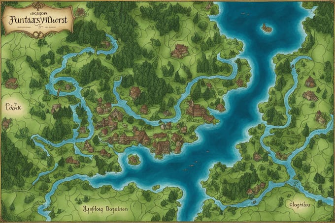 Create extremely complex fantasy maps for you by Otuirppi | Fiverr