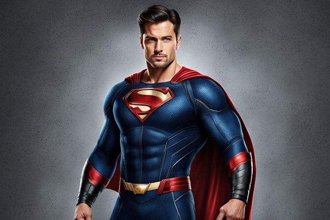 Create a realistic superhero cartoon portrait artwork by Diaunutton ...
