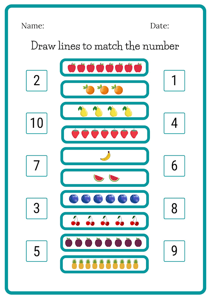 Create customized maths worksheets for kids by Shazboy | Fiverr
