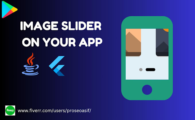 Custom image slider for your apps by Proseoasif | Fiverr