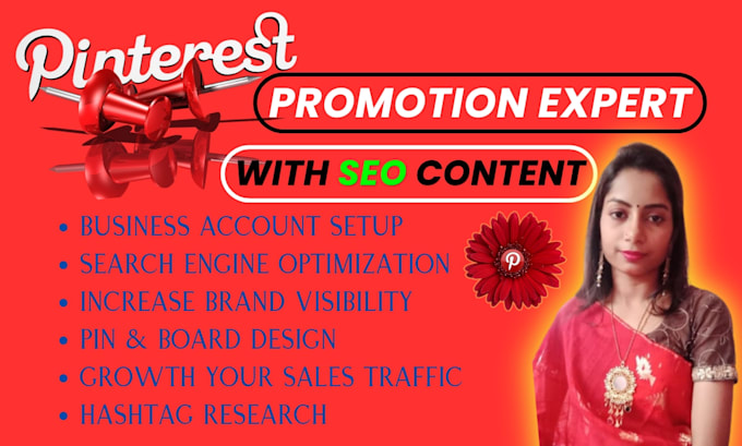Promotion your pinterest by seo to create pins and boards by Mukta ...