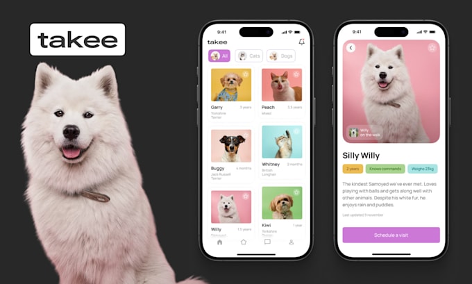 Make mobile app ui ux design in figma with adaptive design by ...