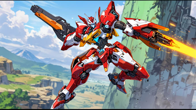 Making anime, mecha, pop art ,fan art and original character by ...