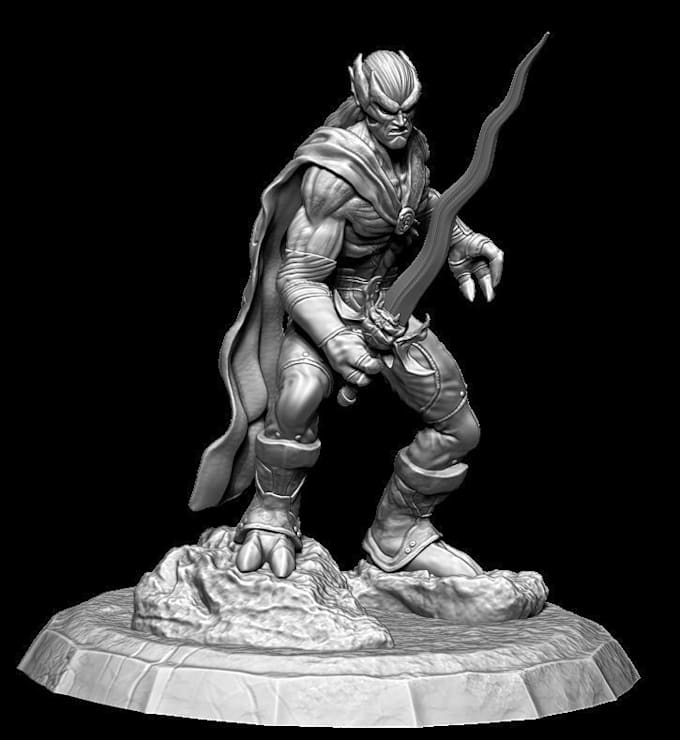 Sculpt printable 3d miniature figurines 40k warhammer statue table top ...