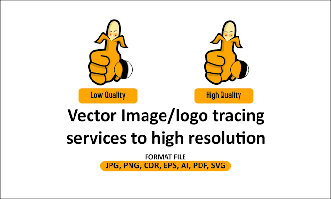 Tracing bitmap to vector high quality by Pajar_mln | Fiverr