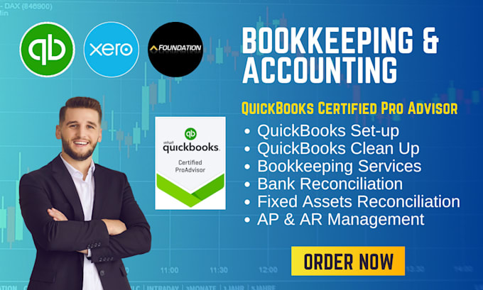 Setup, cleanup, bank reconciliation bookkeeping in quickbooks online, desktop by Accountantbablu ...