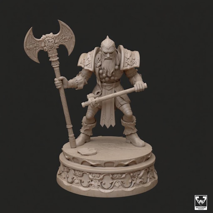 Sculpt 3d warhammer 40k model,custom 3d warhammer 40k dnd terrain 3d ...