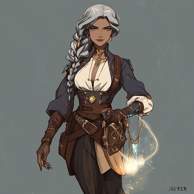 Make dnd character art and dnd character art by Ang_nteria | Fiverr