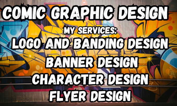 Comic logo design comic infographics, banner design comic flyer character design by ...