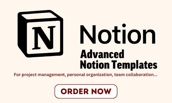 Design and customized notion template custom notion database by Faithayo_mide | Fiverr