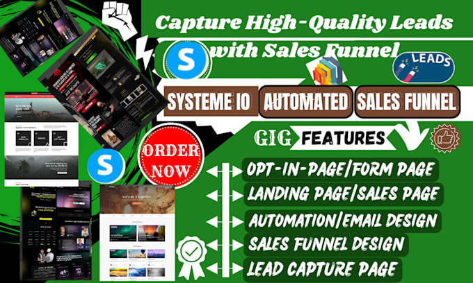 Do systeme io sales funnel,automation, landing page,systeme io website ...