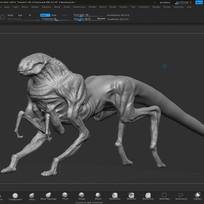 Sculpt 3d model action figure toys character model for 3d printing and ...