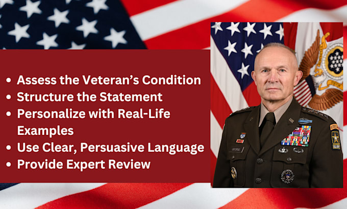 Draft an impact statement for va disability veteran claims by Usa ...