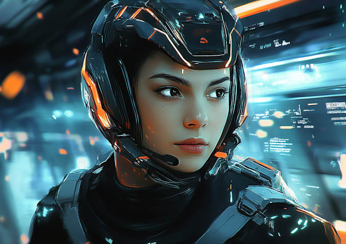 Draw your star wars sci fi character art illustration by Guzalessth ...