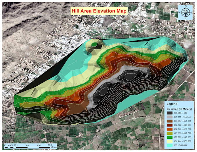 Create tin and dem maps using gis for your project by Sanaktk001 | Fiverr
