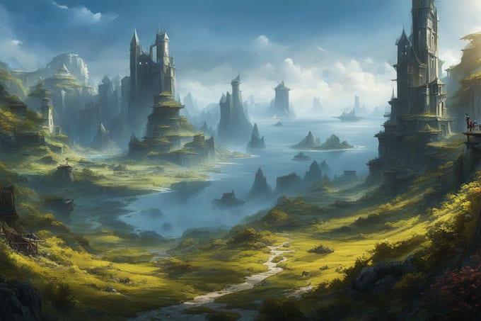 Draw awesome environment concept art by Teiormer | Fiverr
