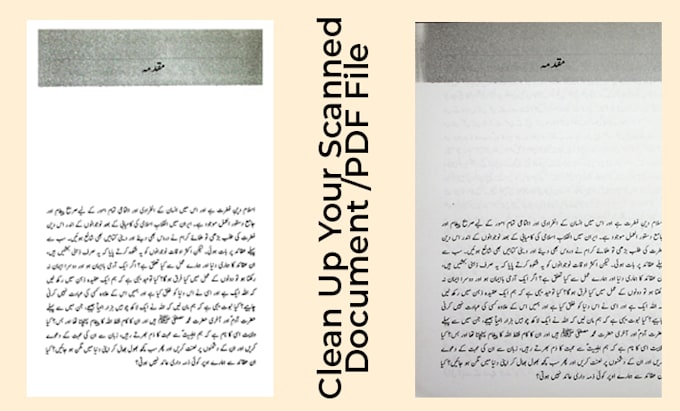 Clean up the stain on your scanned document and pdf file by ...