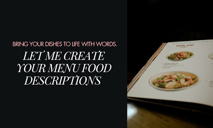 Write optimized food descriptions for your restaurant menu by Celine ...