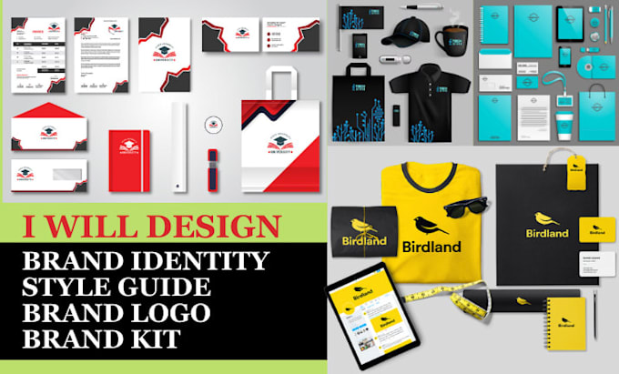 Full branding kit, brand style guide and logo with brand identity by ...