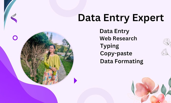 Do data entry, typing, copy paste, web research by Lusy_96 | Fiverr