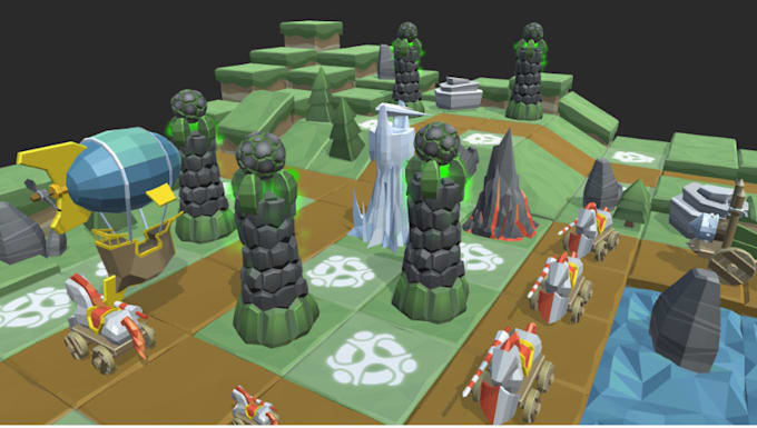 Do a custom 3d multiplayer game in unity and pixel art game for you