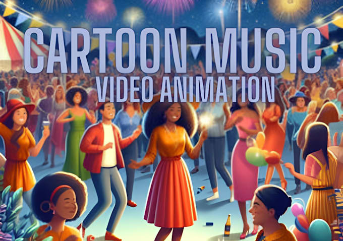 2d music video, 2d cartoon music video, ai music vide o, music ...