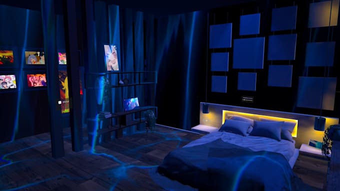 Build metaverse spatial lo world, vrchat world 3d game environment vrc ...