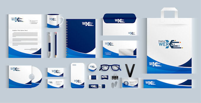 Company logo design and complete brand identity with a full custom ...