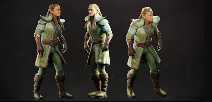 Import 3d game character to aloya studio, nsfw model, dayz game model ...