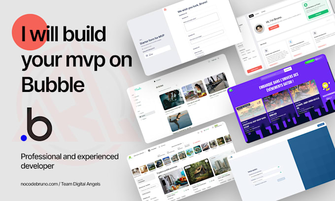 Build your mvp on bubble by Brunorojasl | Fiverr