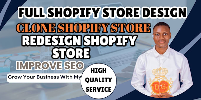 Build automated shopify dropshipping store clone and redesign ecommerce ...