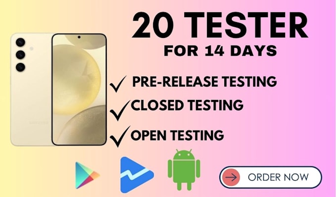 20 testers for google play closed testing, app testing with 20 device ...