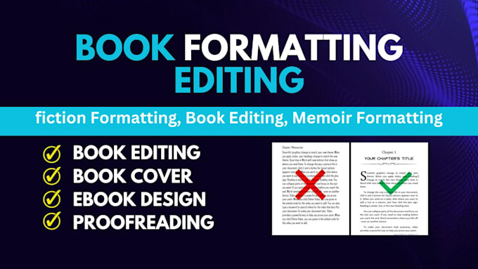 Design, format hardcover, paperback, book typesetting, manuscript ...